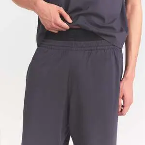 SKIMS Relaxed Heavyweight Cotton Pants - Raven