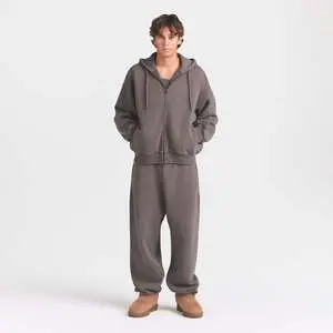 SKIMS Heavyweight Fleece Zip-up Hoodie - Sterling