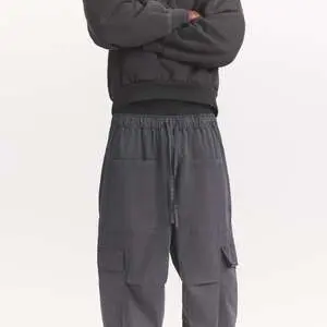 SKIMS Mid-rise Cargo Pants - Ash