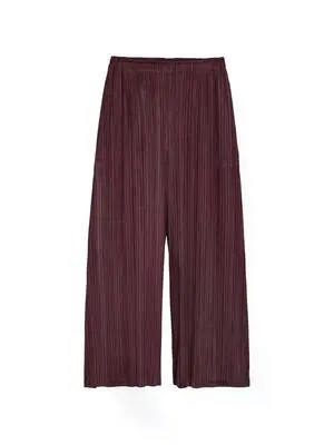 Issey Miyake Pleated Wide-leg Pants