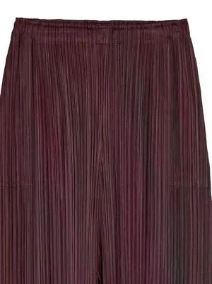 Issey Miyake Pleated Wide-leg Pants