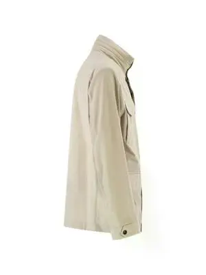 FAY Flap-pocket Jacket With Detachable Hood - Neutrals