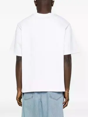Casablanca Collage Cotton T-shirt - White