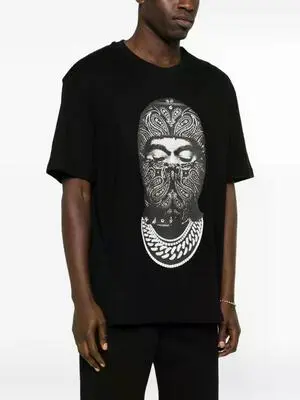 IH NOM UH NIT Paisley Mask Front T-shirt