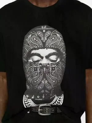 IH NOM UH NIT Paisley Mask Front T-shirt