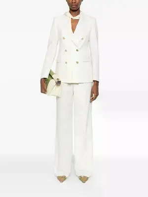 Tagliatore Double-breasted Suit - White