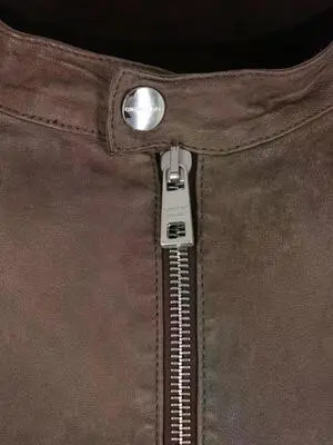 GIORGIO BRATO Lamb Leather Zip Jacket