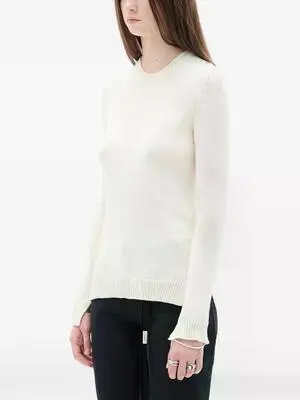 ANN DEMEULEMEESTER Weja Open-back Sweater - Neutrals