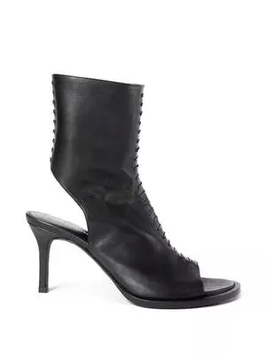 ANN DEMEULEMEESTER Elvy Stitched Leather Pumps