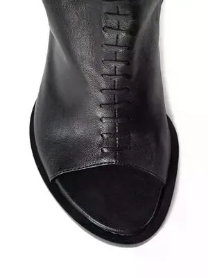 ANN DEMEULEMEESTER Elvy Stitched Leather Pumps