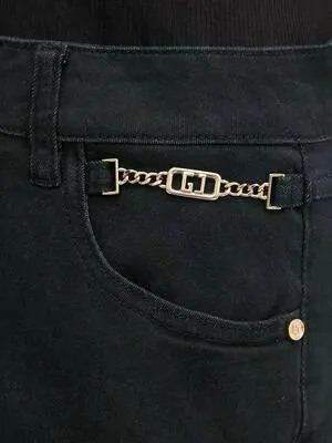 GAUDI Chain-detail Denim Shorts