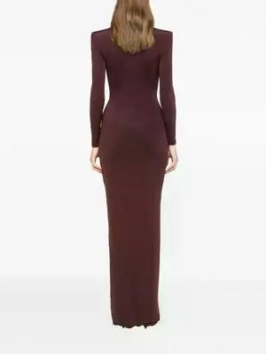 NISSA Floral-detailing Maxi Dress