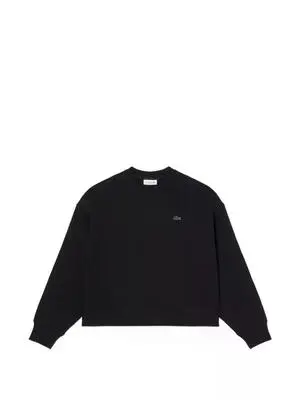 Lacoste Logo-embroidered Sweatshirt - Black