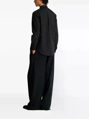Balmain Cotton Poplin Shirt - Black