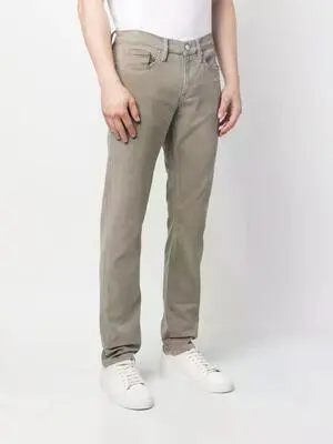 FRAME Straight-leg Chino Trousers - Grey