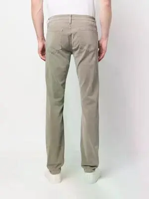 FRAME Straight-leg Chino Trousers - Grey