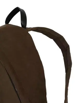 Balmain Pulse Calfskin And Nylon Backpack - Brown