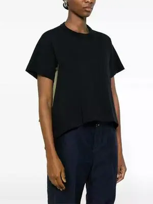 Sacai Panelled T-shirt - Blue