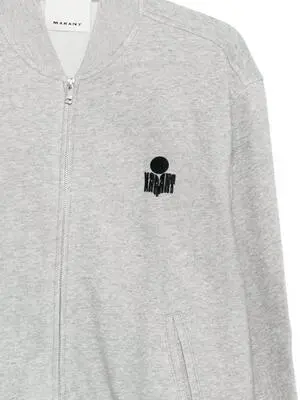 MARANT Logo Zip Jacket - Grey