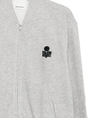 MARANT Logo Zip Jacket - Grey