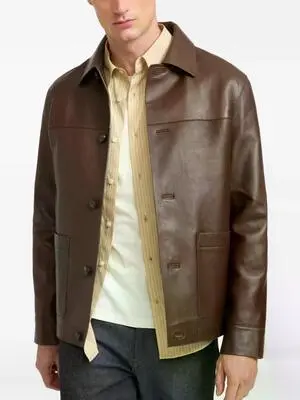 YVES SALOMON Leather Jacket