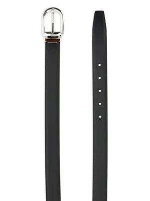 Montblanc Reversible Leather Belt - Black