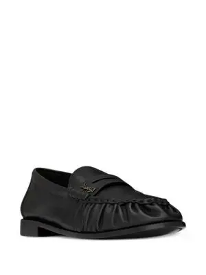 Saint Laurent Penny-strap Loafers - Black