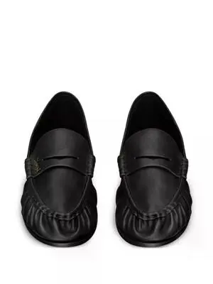 Saint Laurent Penny-strap Loafers - Black