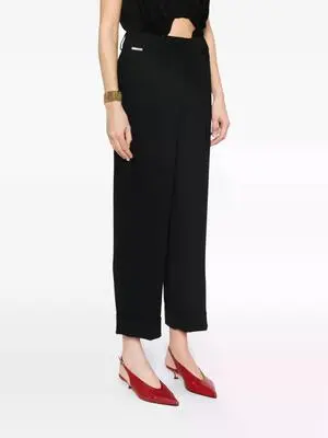 Peserico Cuff Trousers - Black