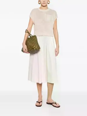 Peserico Pocket Knitted Dress - Neutrals