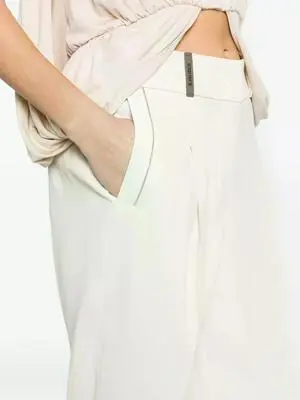 Peserico Pinstriped Pleated Trousers - Neutrals