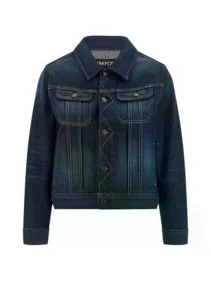TOM FORD Contrast-stitching Denim Jacket