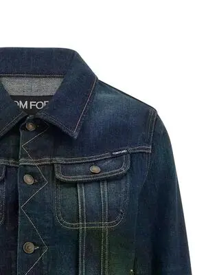 TOM FORD Contrast-stitching Denim Jacket