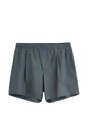 Our Legacy Seersucker Pleated Shorts - Grey