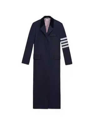 Thom Browne Melton Coat - Blue