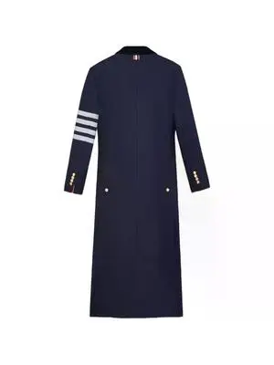 Thom Browne Melton Coat - Blue