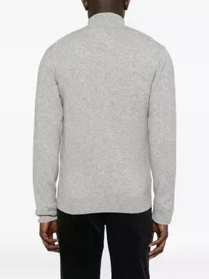 Gant Zip-up Ribbed Cardigan
