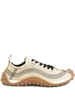 AMI Paris Mirage Sneakers With Contrasted Stitching - Neutrals