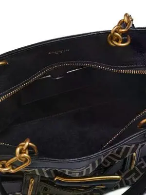 Balmain Anthem Monogram Jacquard Tote
