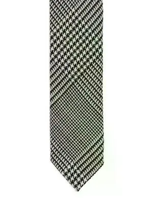 Balmain Prince Of Wales Print Neck Tie