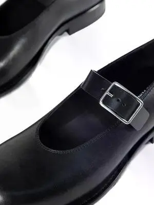 ANN DEMEULEMEESTER Buckled Leather Mary Jane Shoes