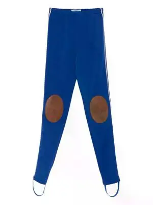 Prada Stripe Detail Trousers - Blue