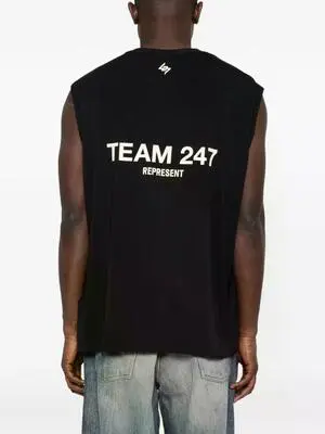 REPRESENT Sleeveless Vest - Black