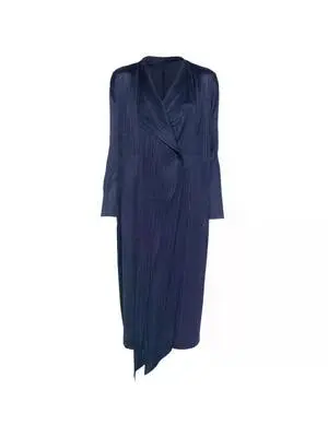 Issey Miyake Pleated Wrap Coat