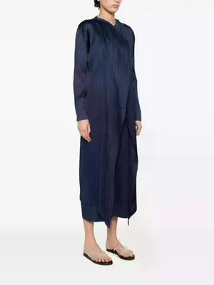Issey Miyake Pleated Wrap Coat