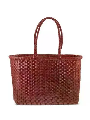 Dragon Diffusion Woven Design Shoulder Bag - Red
