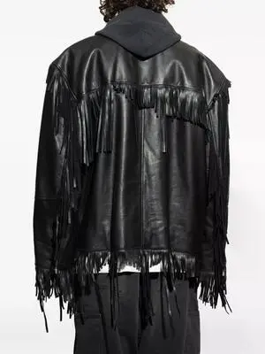 Balenciaga Fringed Leather Jacket