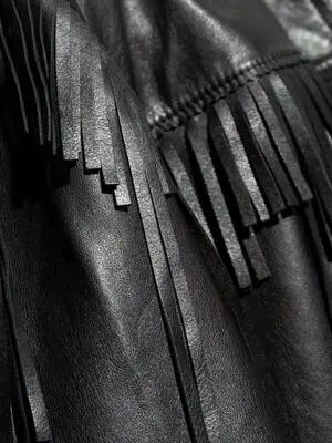 Balenciaga Fringed Leather Jacket