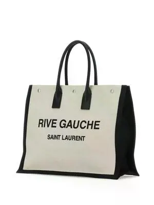 Saint Laurent Rive Gauche Tote Bag - Neutrals