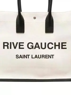 Saint Laurent Rive Gauche Tote Bag - Neutrals
